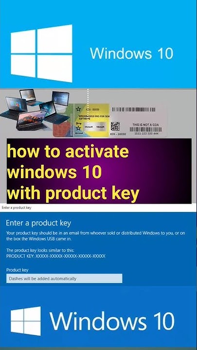 how to activate windows 10 with product key | #howtoactivatewindows10 ...