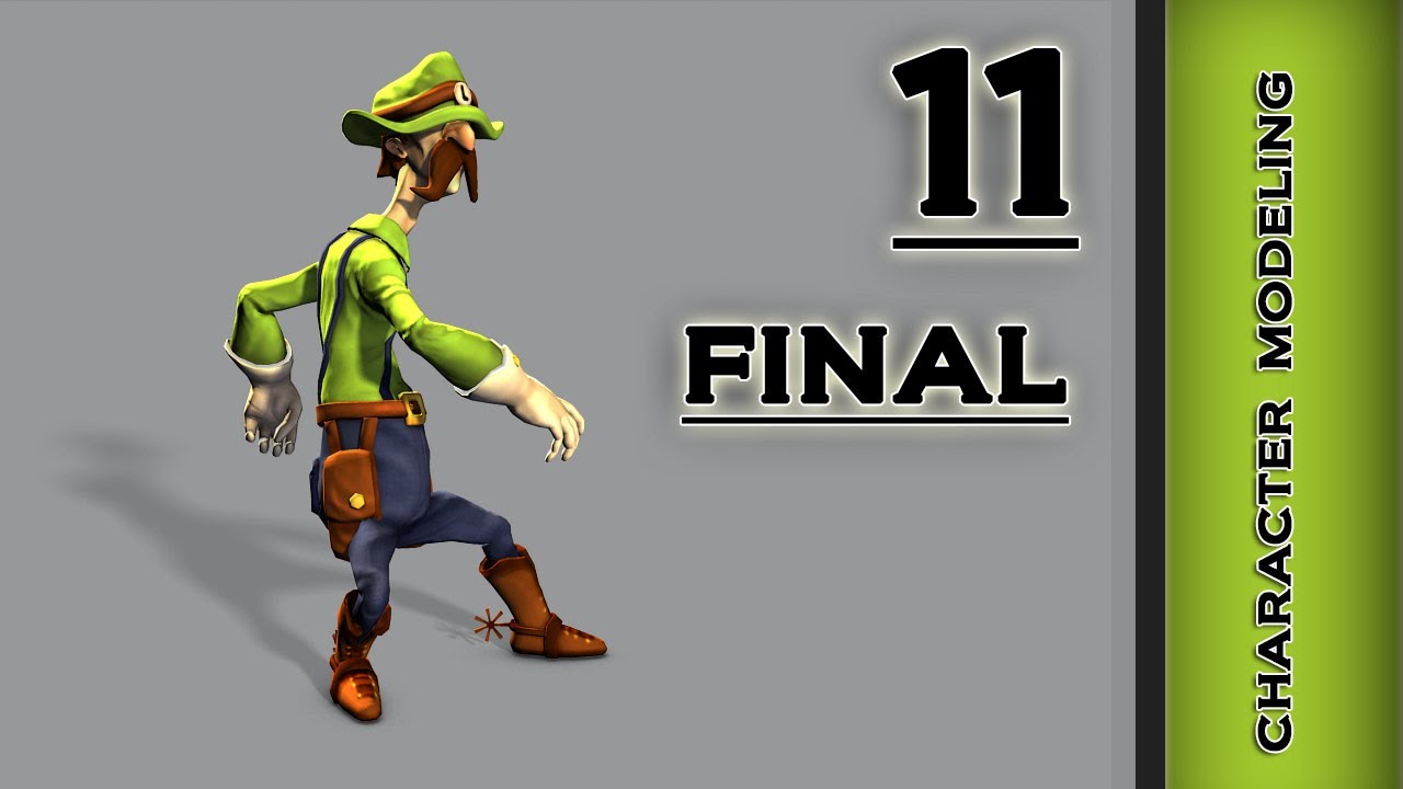 Autodesk Maya 2013 Tutorial - Character Modeling - Final Part 11 - YouTube