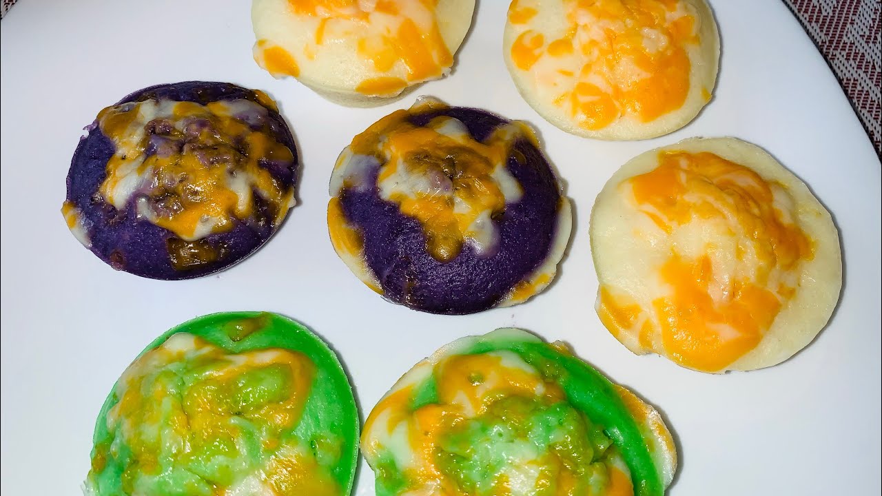 Making puto cheese and pancit canton yummy - YouTube