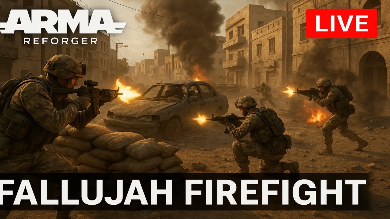 🔴LIVE – Clearing Fallujah Street by Street | Arma Reforger Combat ...