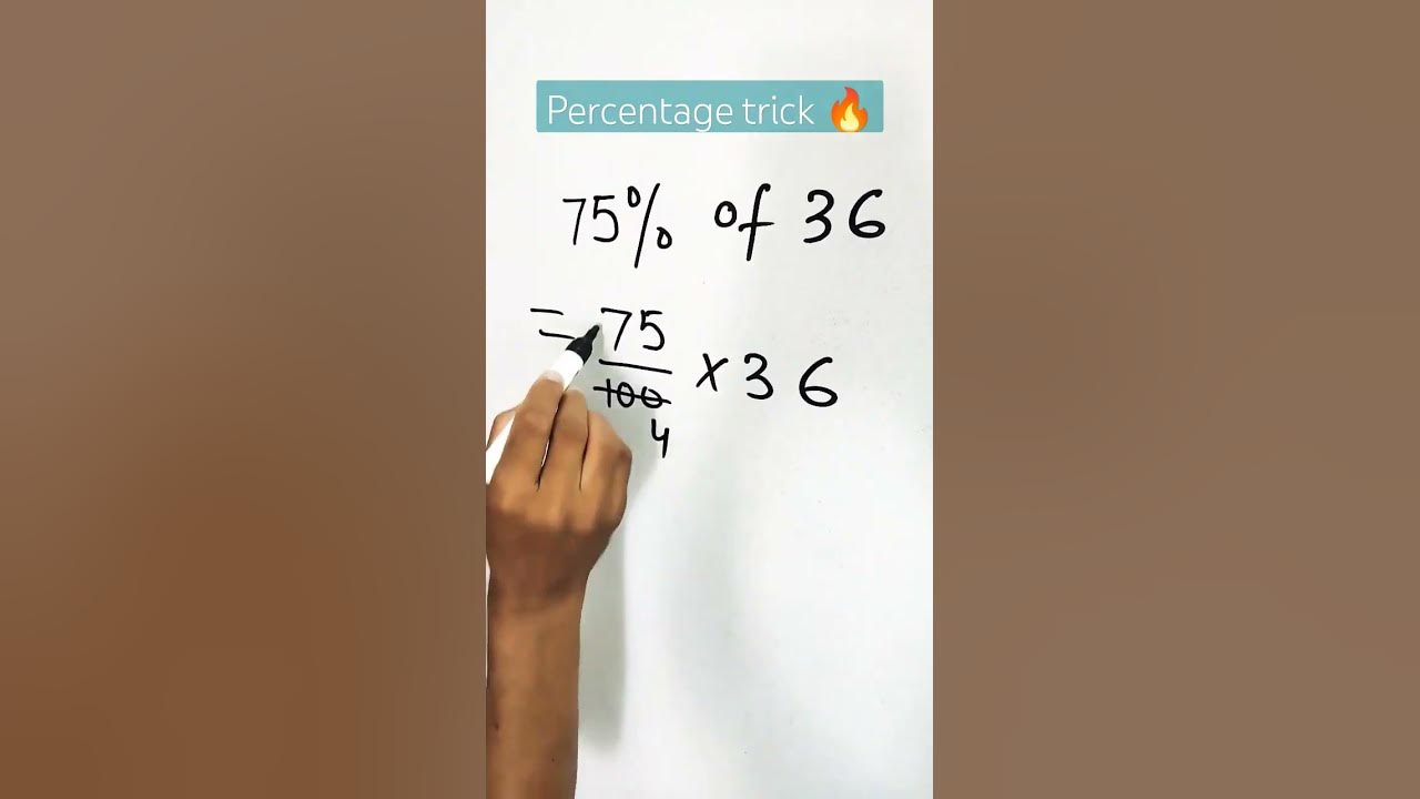 Percentage Tricks shorts math How To Calculate Percentage percentage-tricks-shorts-math-how-to-calculate-percentage
