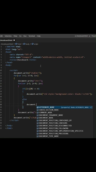 Chessboard Using Javascript Youtube