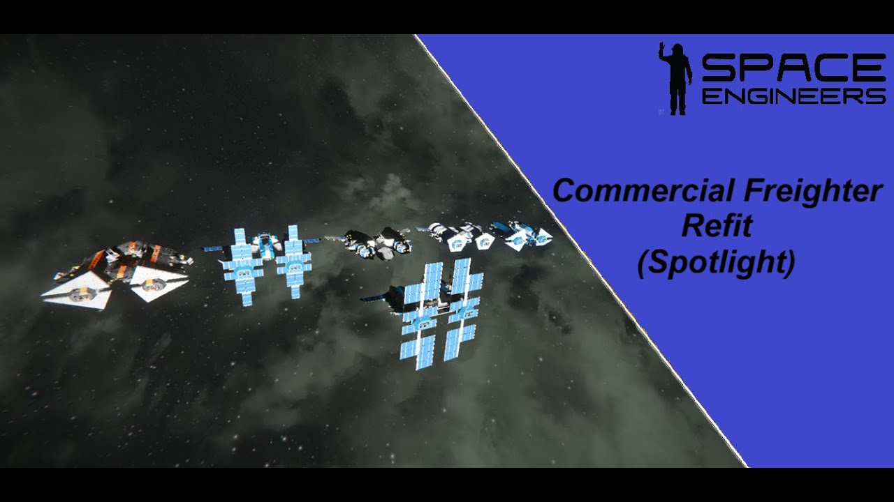 Space Engineers - NPC ship upgrade spotlight - The Split-zi commercial ...