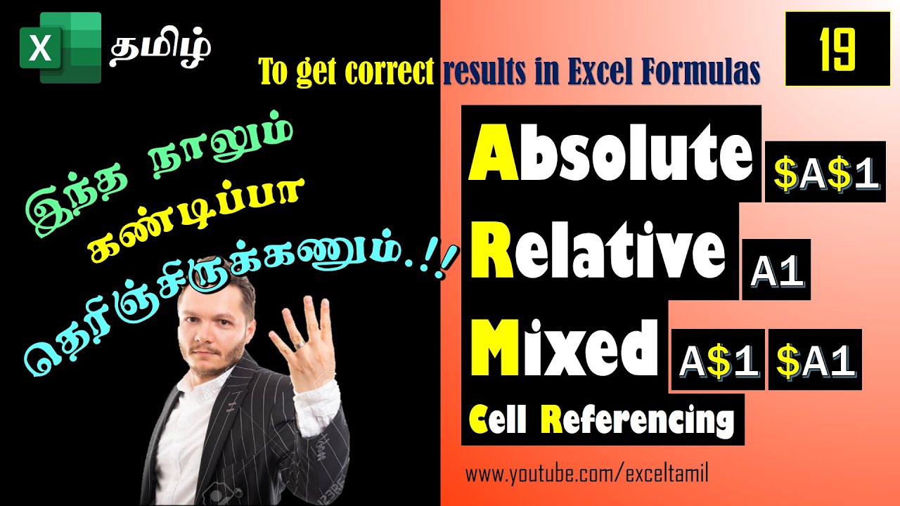 Excel Cell Referencing Styles Excel Formulas And Functions EXCEL TAMIL YouTube excel-cell-referencing-styles-excel-formulas-and-functions-excel-tamil-youtube