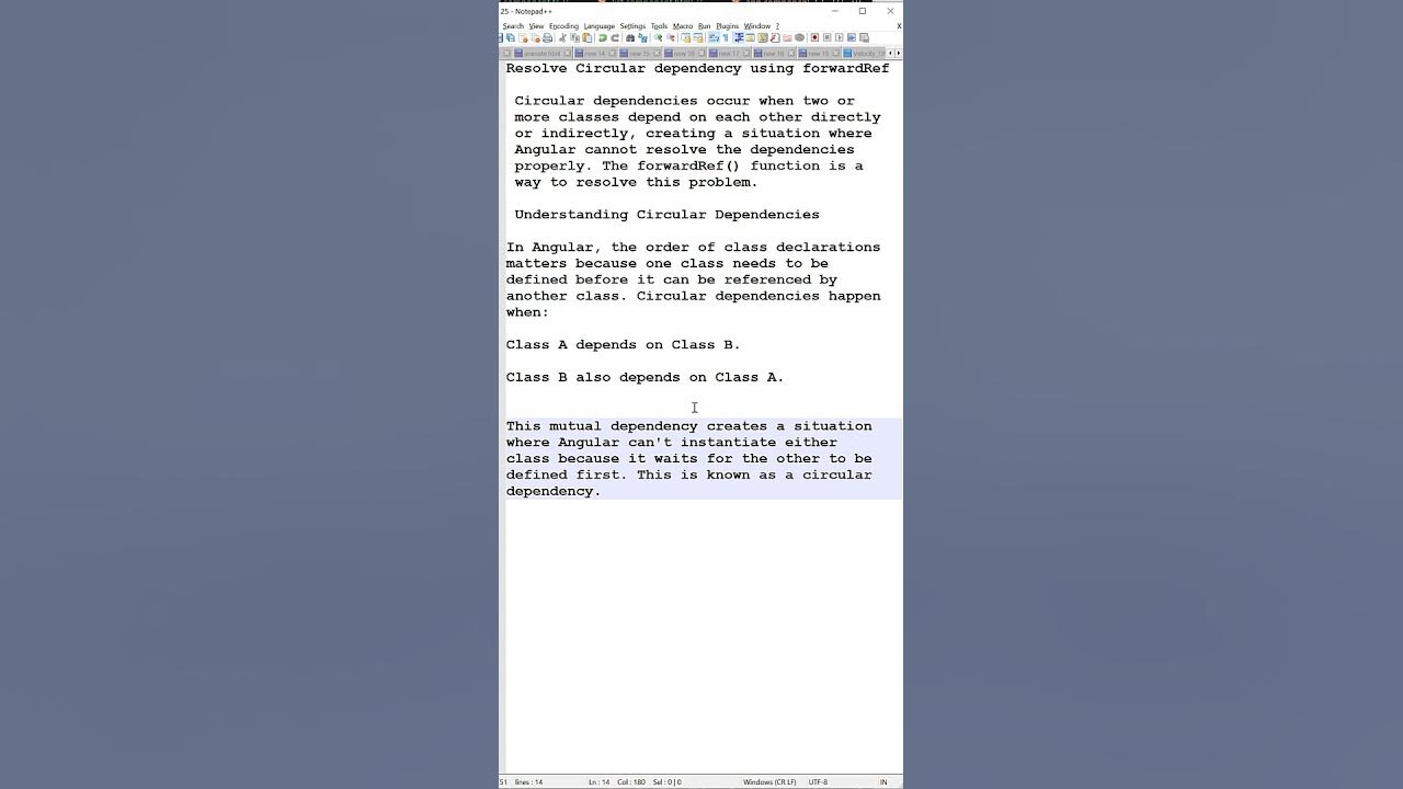 Fix Circular Dependencies in Angular with forwardRef()! - YouTube