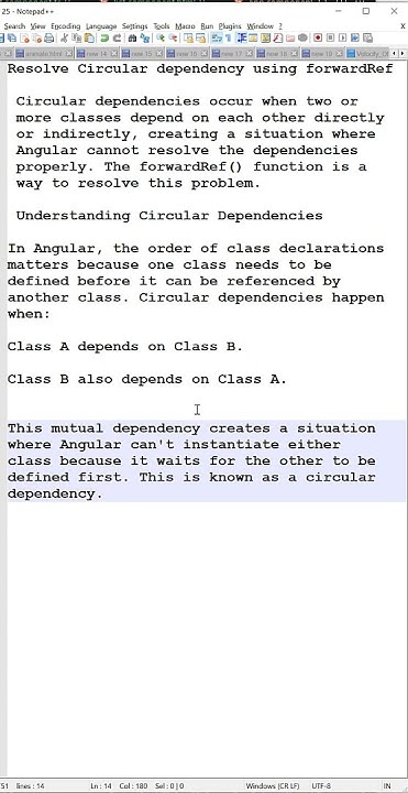 Fix Circular Dependencies in Angular with forwardRef()! - YouTube