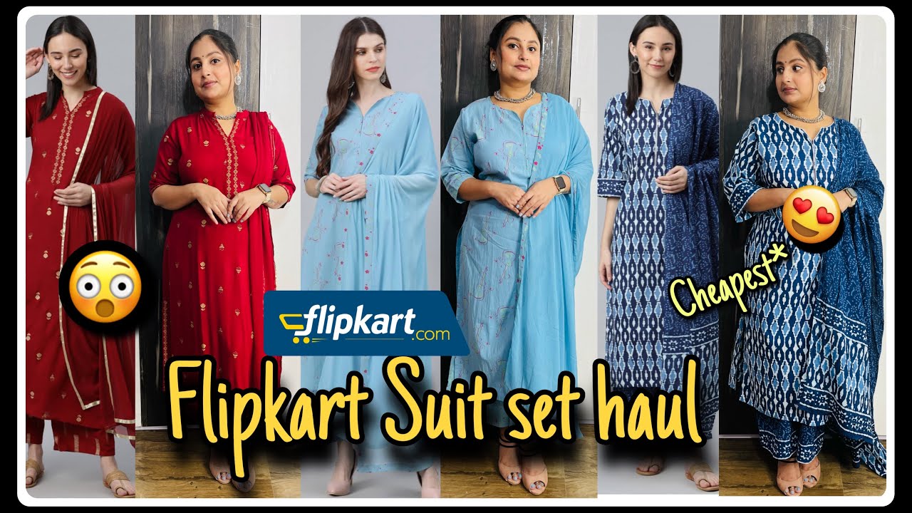 Flipkart*suit sets || Best for office and college || For festivals too ...