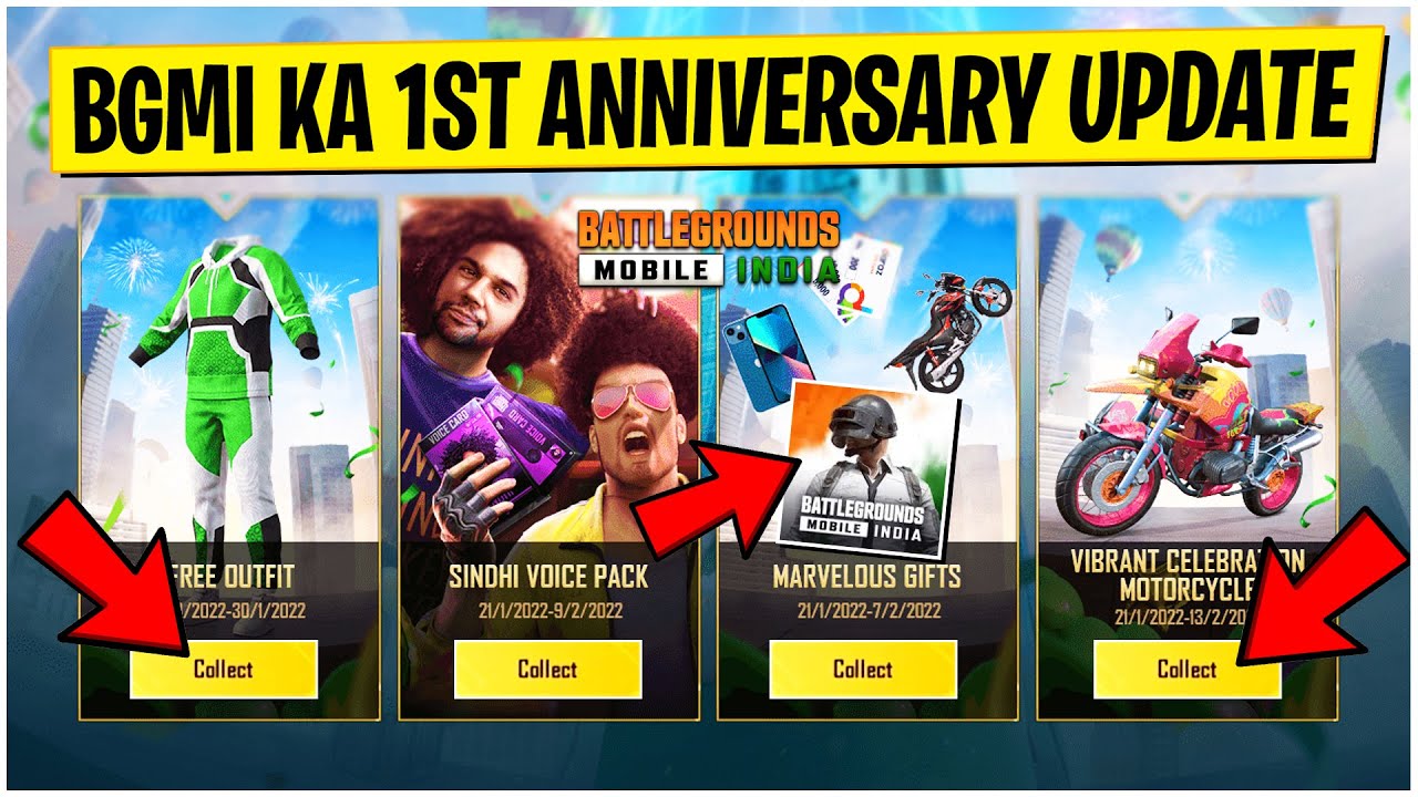 BGMI 1ST ANNIVERSARY UPDATE | 1ST ANNIVERSARY TITLE BGMI | PUBG MOBILE ...