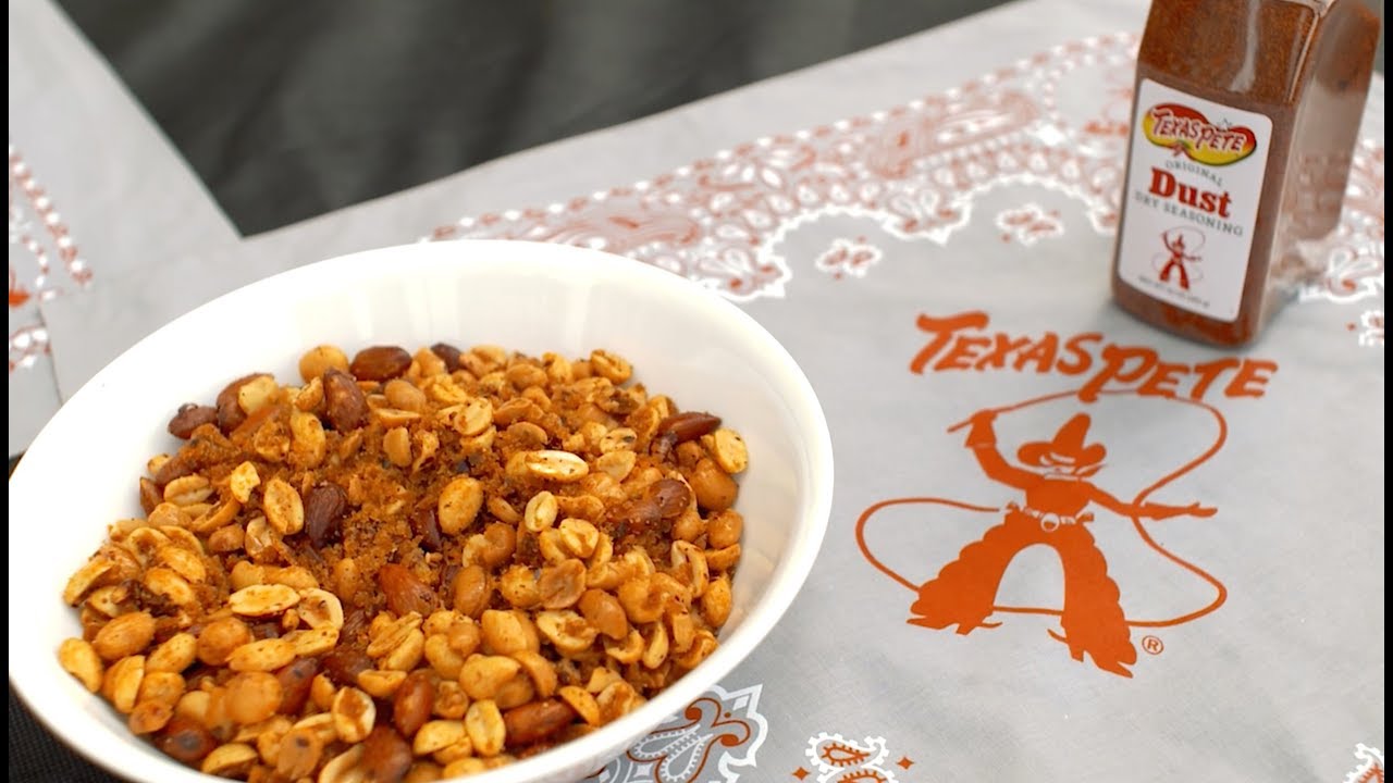 Tailgating With Texas Pete®: Spicy Texas Nuts - YouTube