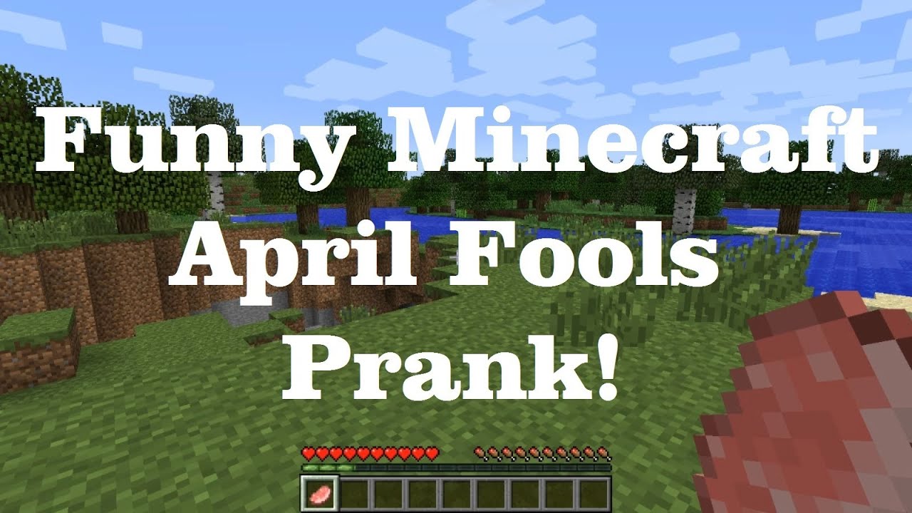 Hilarious Sounds In Minecraft! (April Fools Prank By Developers) - YouTube