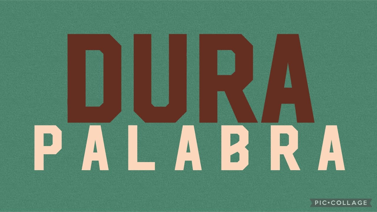 PALABRA DURA - YouTube