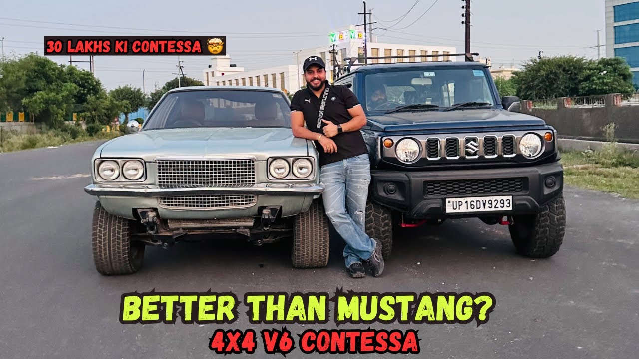 Contessa, the Indian mustang 😍 | V6 Engine swap With 4x4 😱 - YouTube