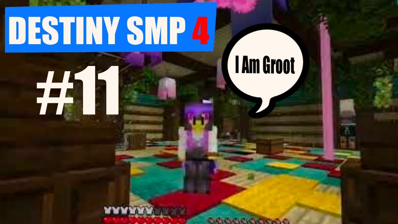 Destiny Smp S4: I AM GROOT! - YouTube