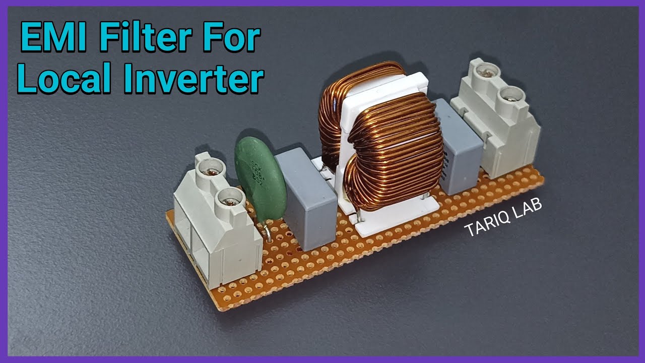 How To Make EMI Filter For Local Inverter - YouTube