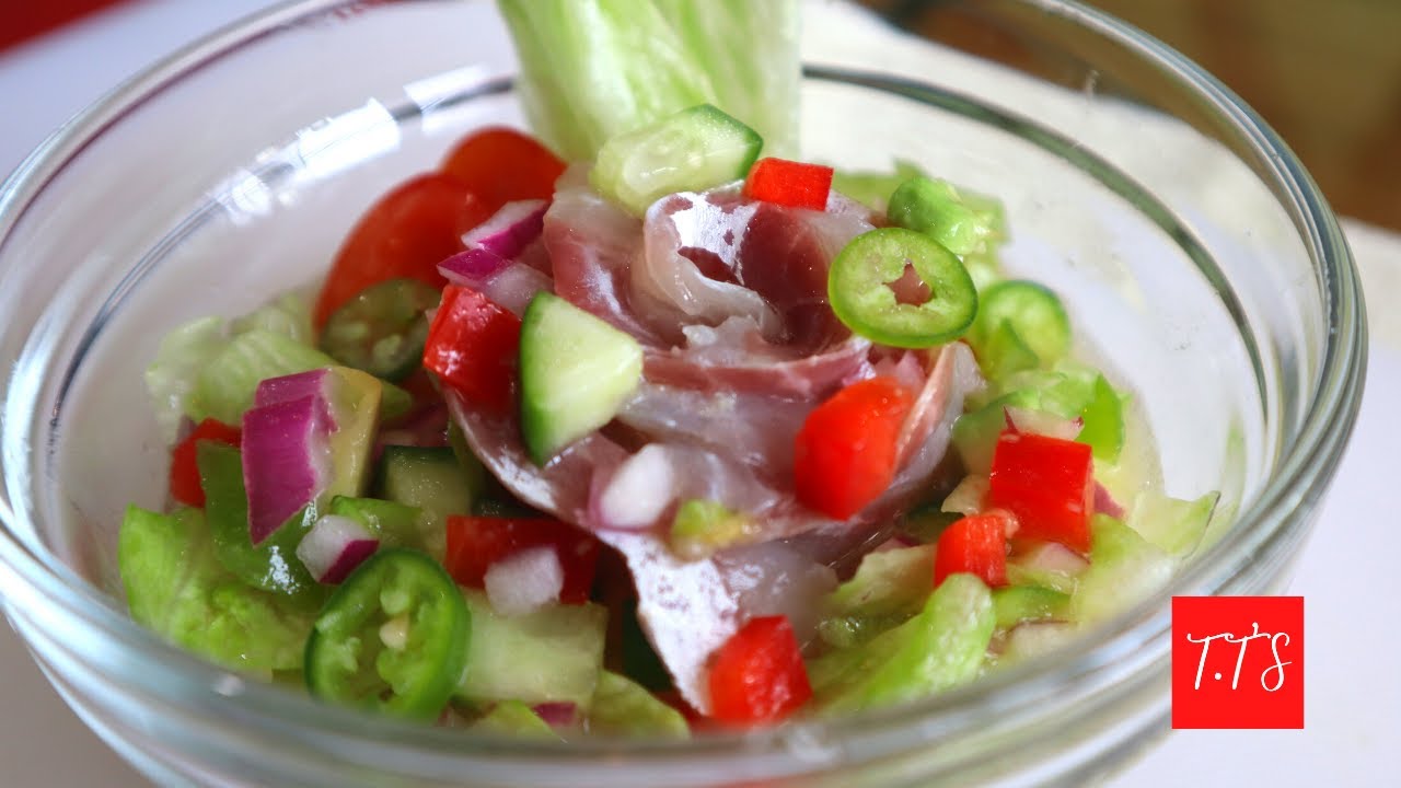 HOW TO MAKE BRANZINO CARPACCIO AT HOME / Fish appetizer recipe - YouTube