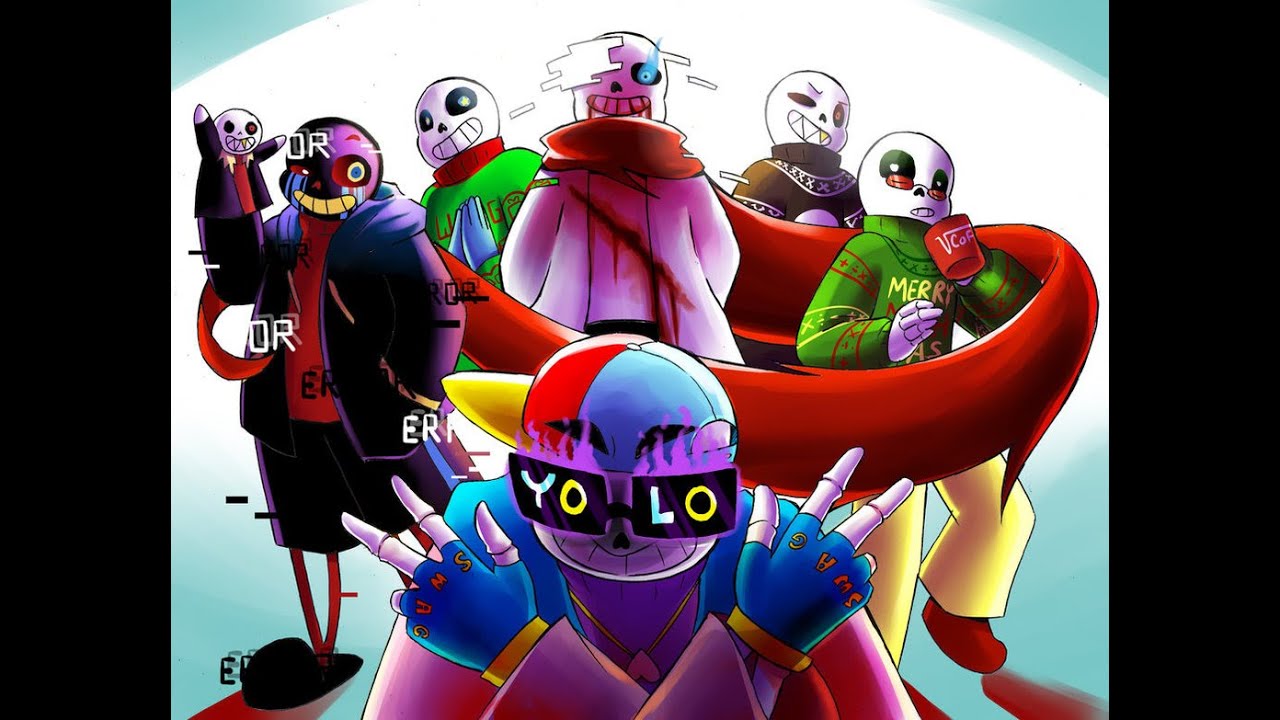 diffrent timeline sans undertale - YouTube