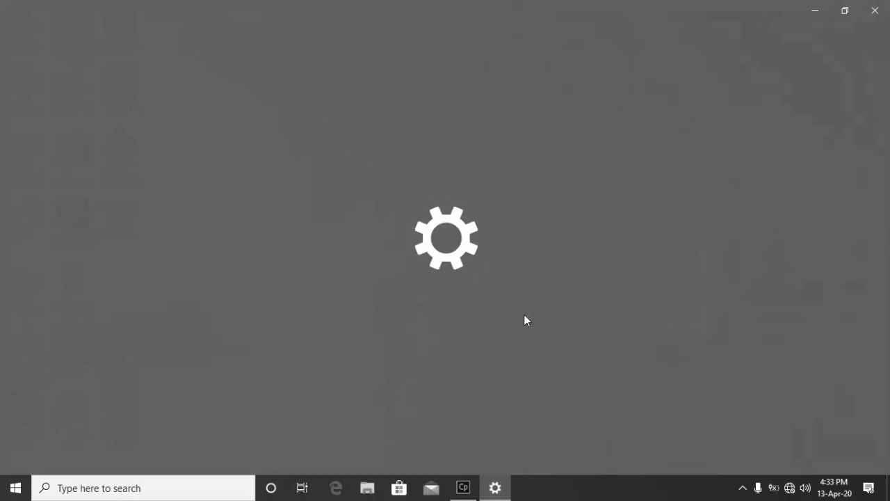FIX GREY SCREEN ,WIN 10 - YouTube