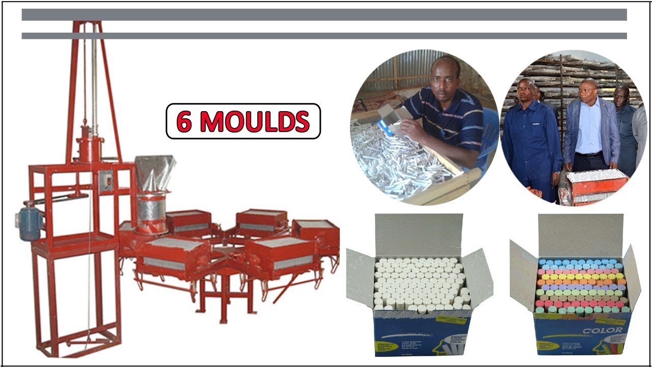 Lowest Price Automatic Electric School Chalk Making Machine - YouTube