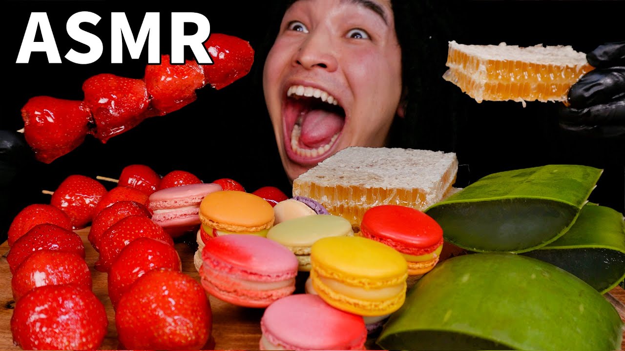 ASMR MUKBANG MOST POPULAR FOODS FOR ASMR (No Talking) - YouTube