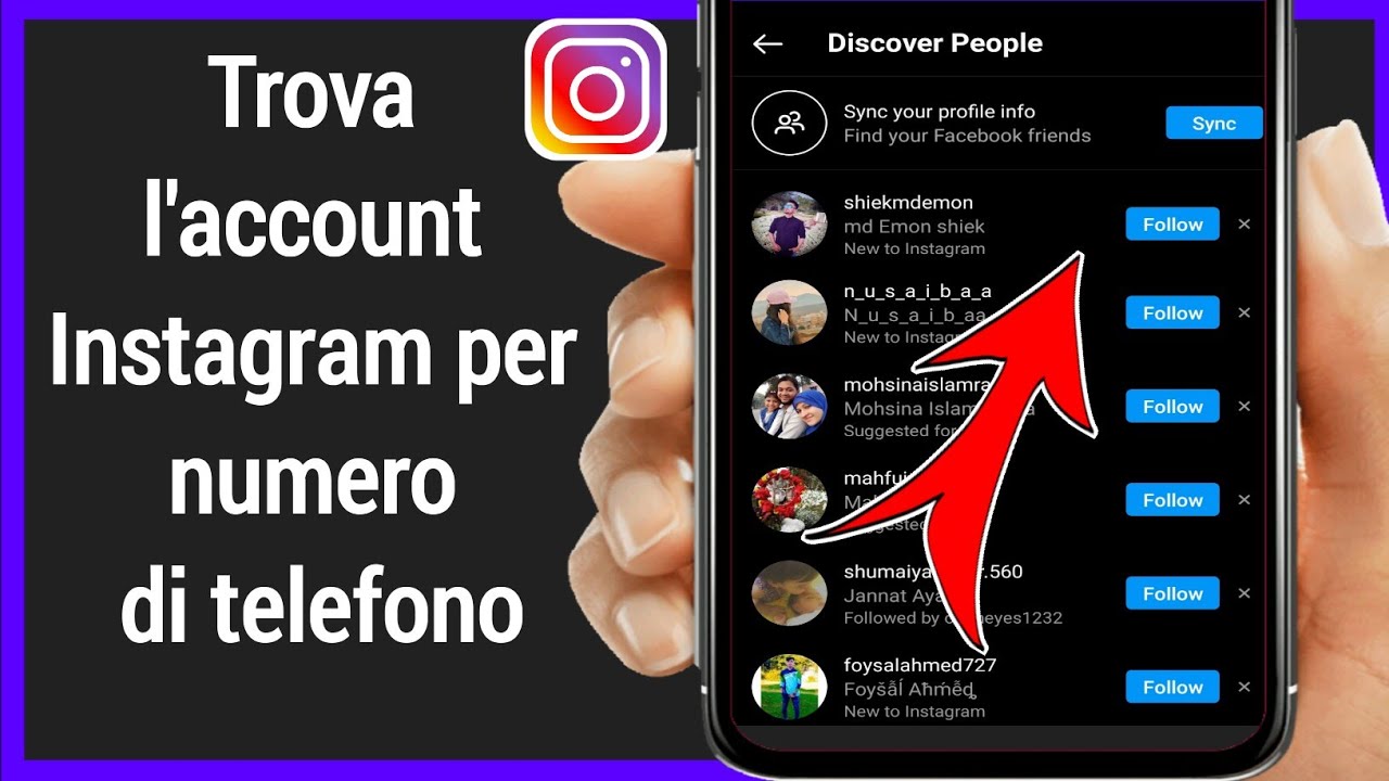 Come trovare qualcuno su Instagram usando il loro numero di telefono ...