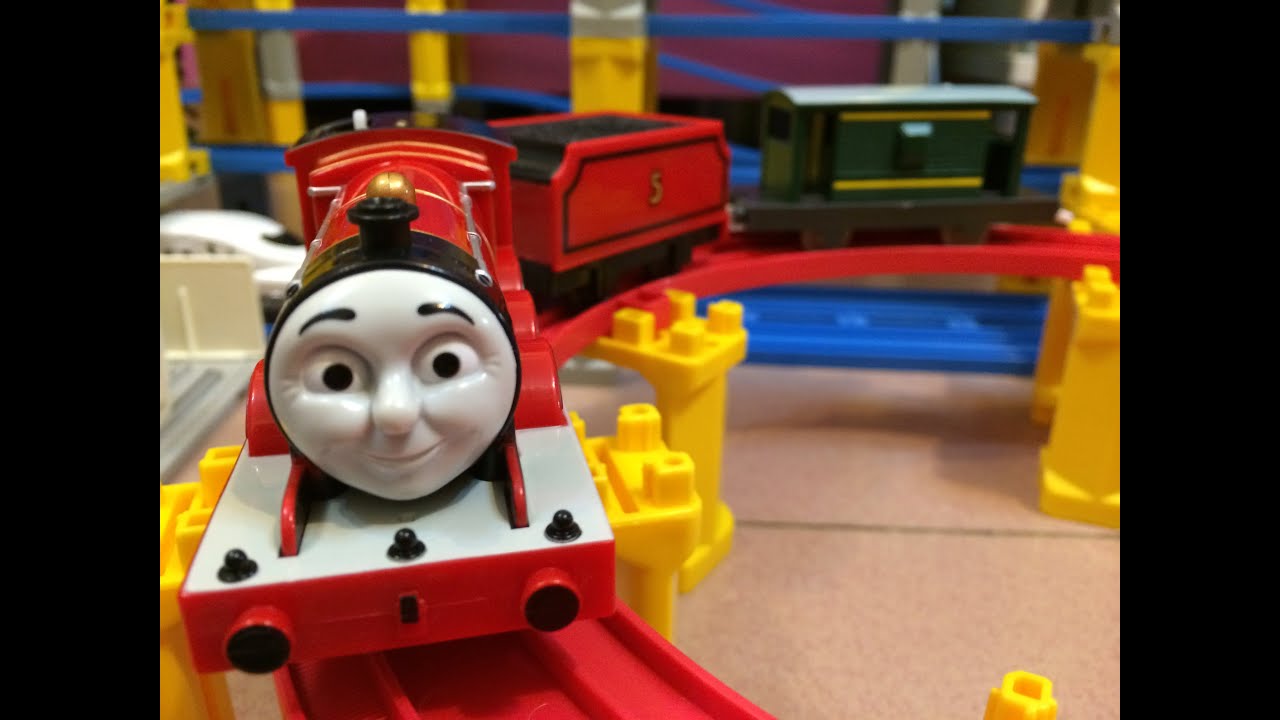 【unbox】 Plarail Thomas & Friends James 開封運試 TS-05 ジェームス (01190 a) - YouTube