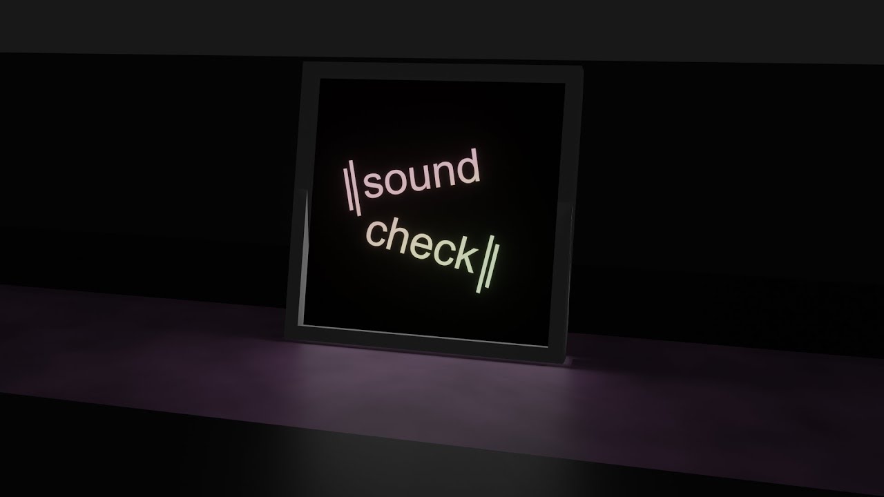 sound check - YouTube