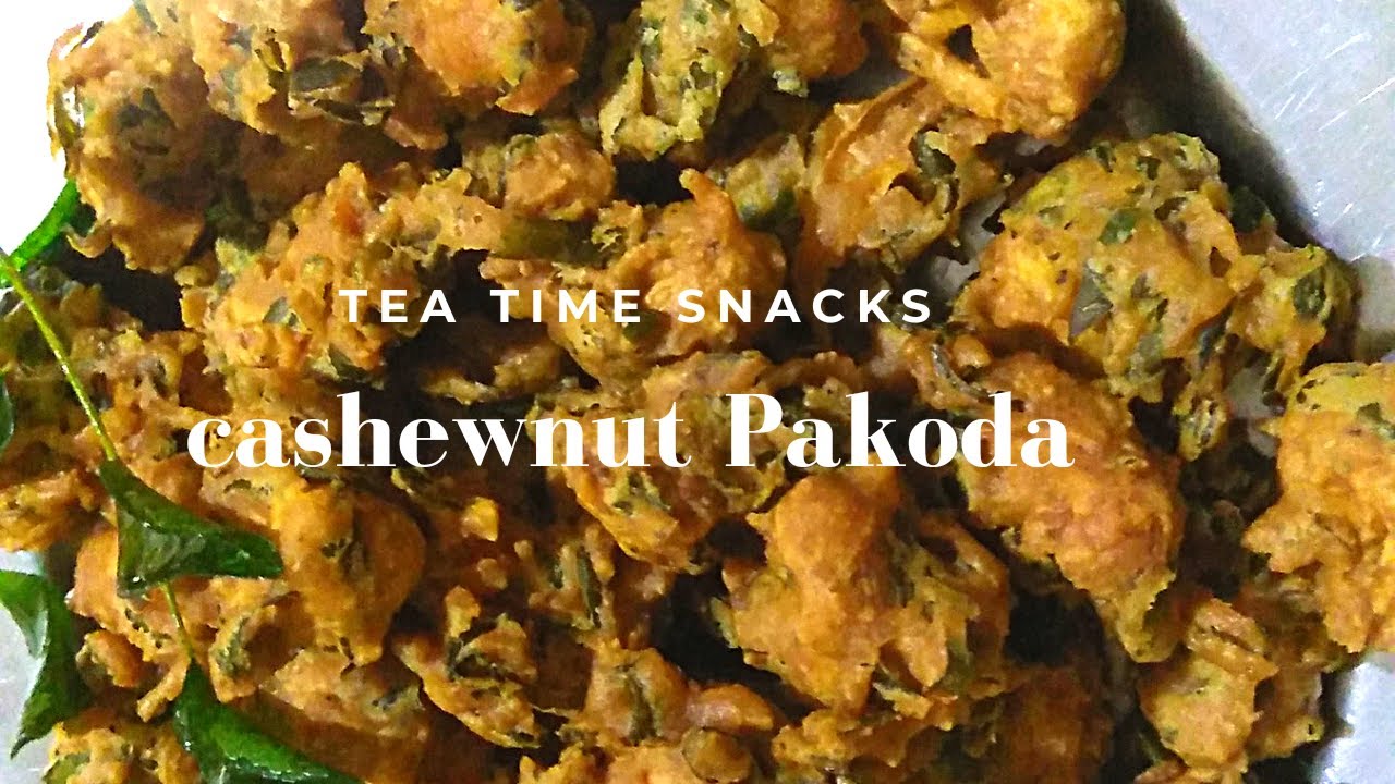 Cashew nuts Pakoda |Kaju Pakora |Munthiri Pakoda Recipe by leaf food ...