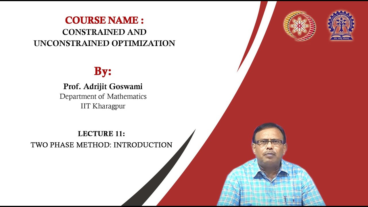 Lecture 11: Two Phase Method: Introduction - YouTube