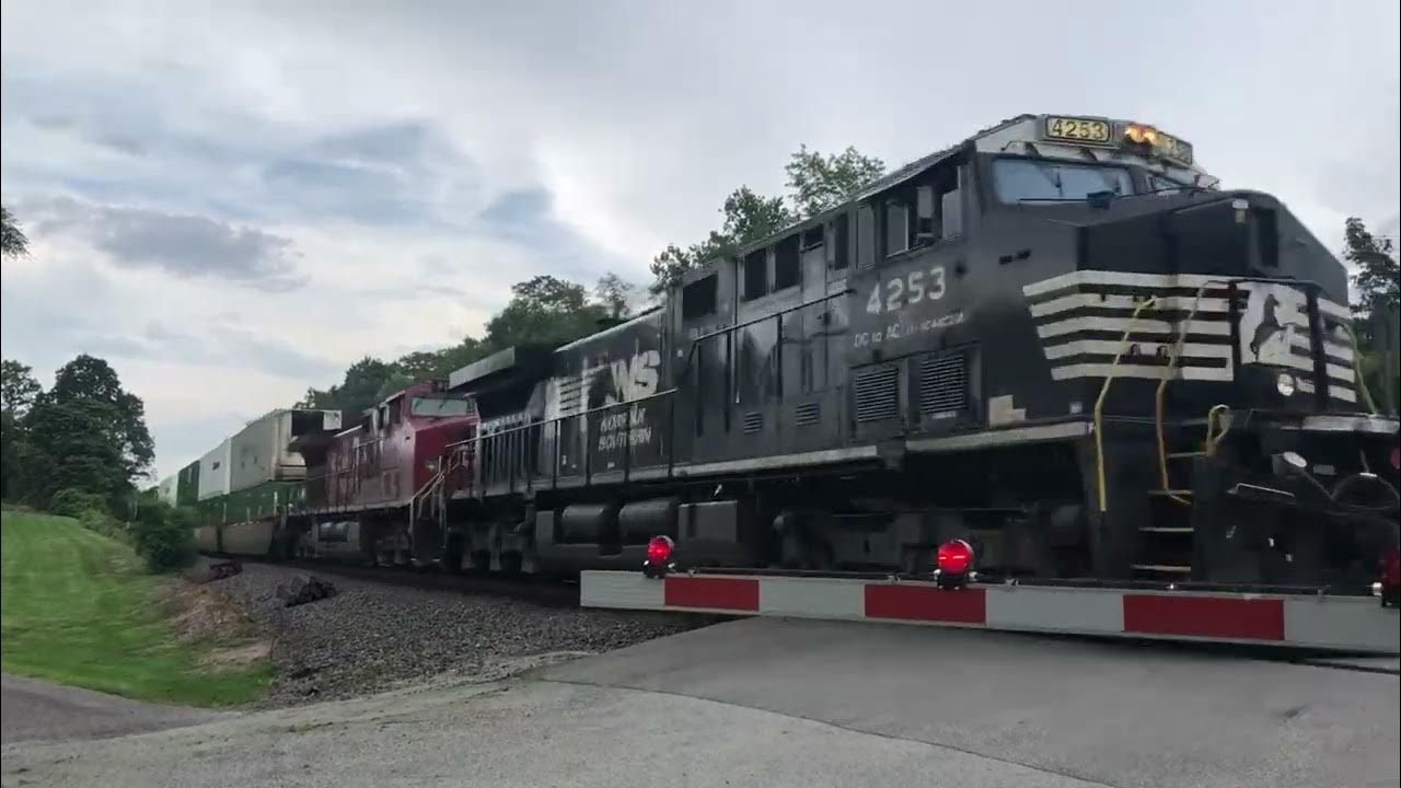 NS 21M with CP 8138 trailing 2nd - YouTube