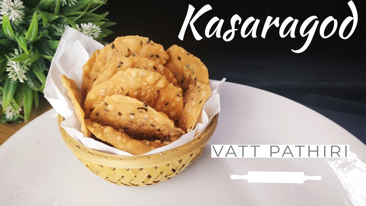 അരി പൊടി കൊണ്ട് crispy വട്ട്‌പത്തിരി! കാസറോഡ് സ്പെഷ്യൽ! | Vatt Pathiri ...
