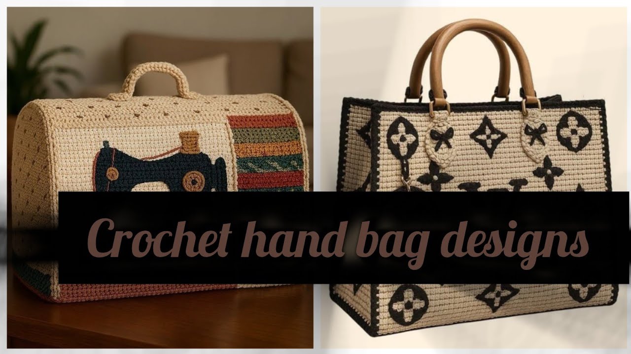 Most stylish crochet hand bags|Elegant Crochet purse|Crochet hand purse ...
