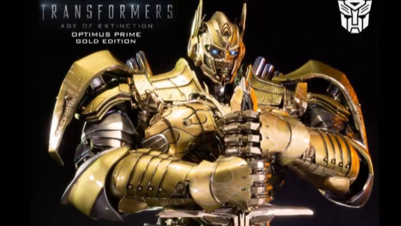 Transformers The Last Knight Optimus Prime Go Samurai Style Gold Armour ...