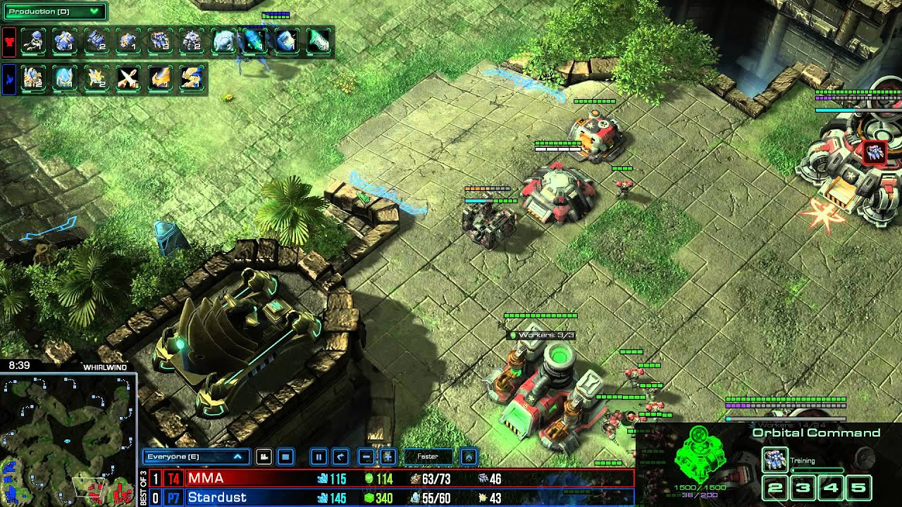 SC2 - Daily Masters - PvT - Stardust vs MMA - YouTube