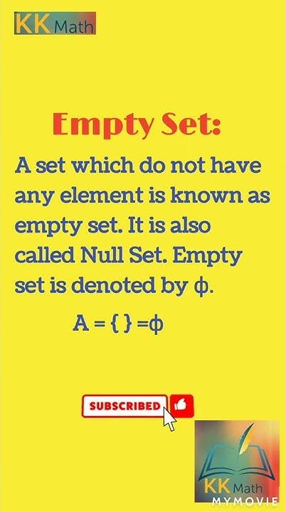 Types of sets | empty set | singleton set | finite set | infinite set | definition - YouTube