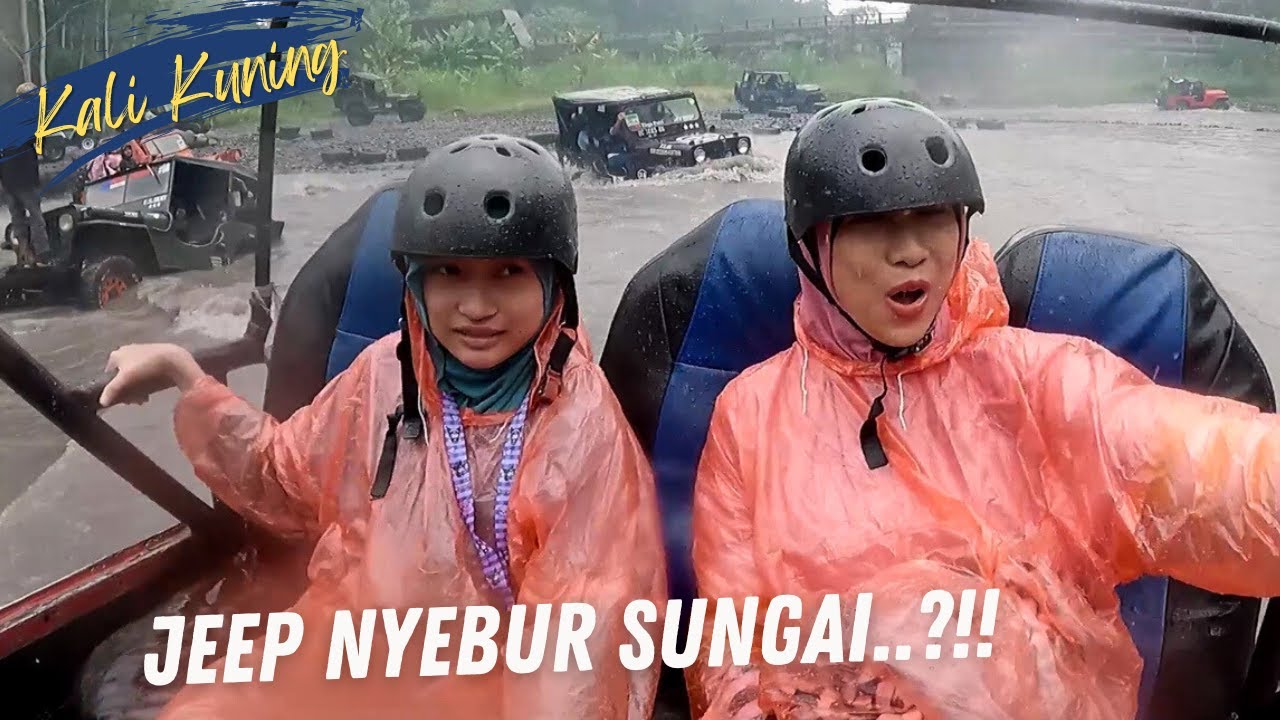 Aqilla Mandi Hujan Menuju ke Track Air Kalikuning - Liburan Lava Tour ...