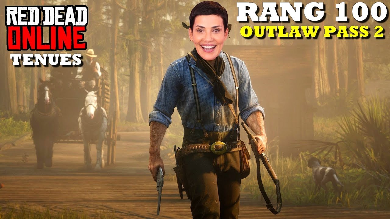 Les tenues de l'Outlaw Pass 2 Rang 100 | Red Dead Online - YouTube