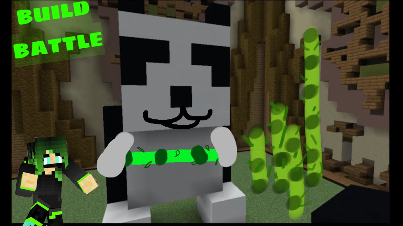 Ganando en build battle CON UN PANDA HERMOSOOOOO - YouTube