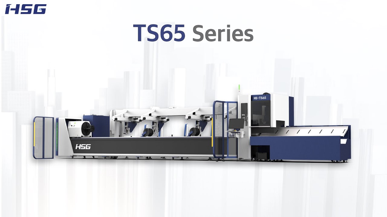 HSG TS65 12-273mm Fiber Laser Tube Cutting Machine | HSG Laser - YouTube