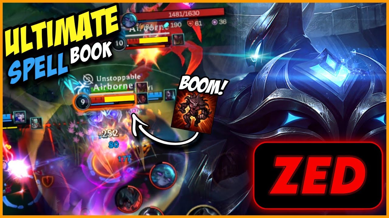 Zed With Malphite Ult Is A Nightmare! | Ultimate Spell Book Zed ...