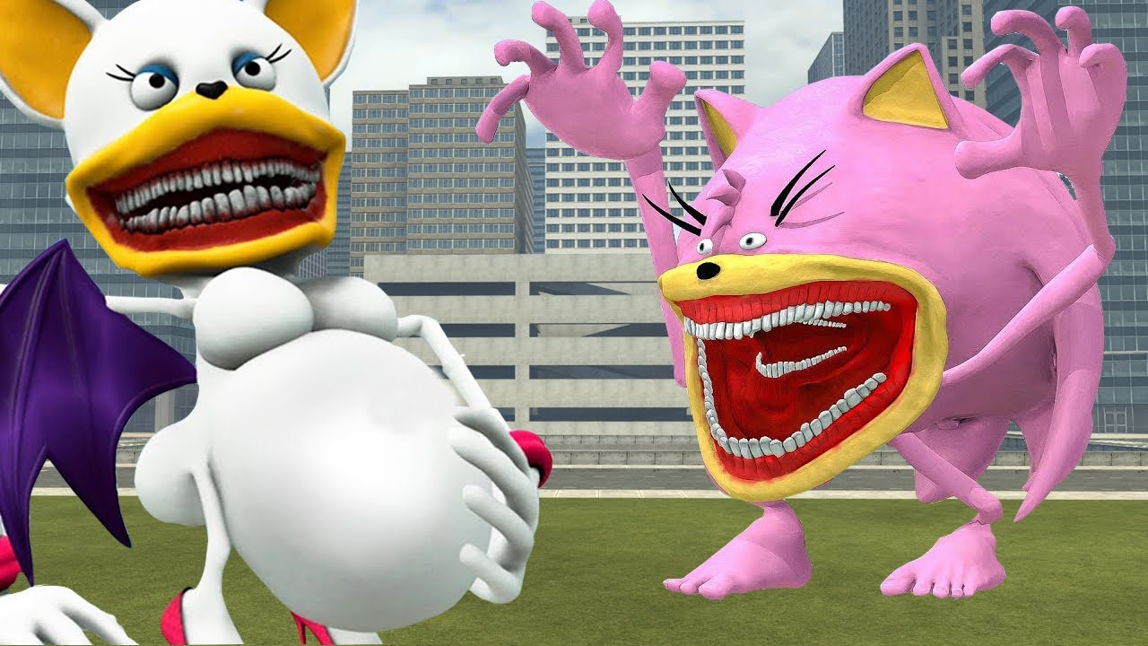 NEW WHAT'S INSIDE PREGNANT ROUGE SONIC TAPES IN GARRY'S MOD! - YouTube