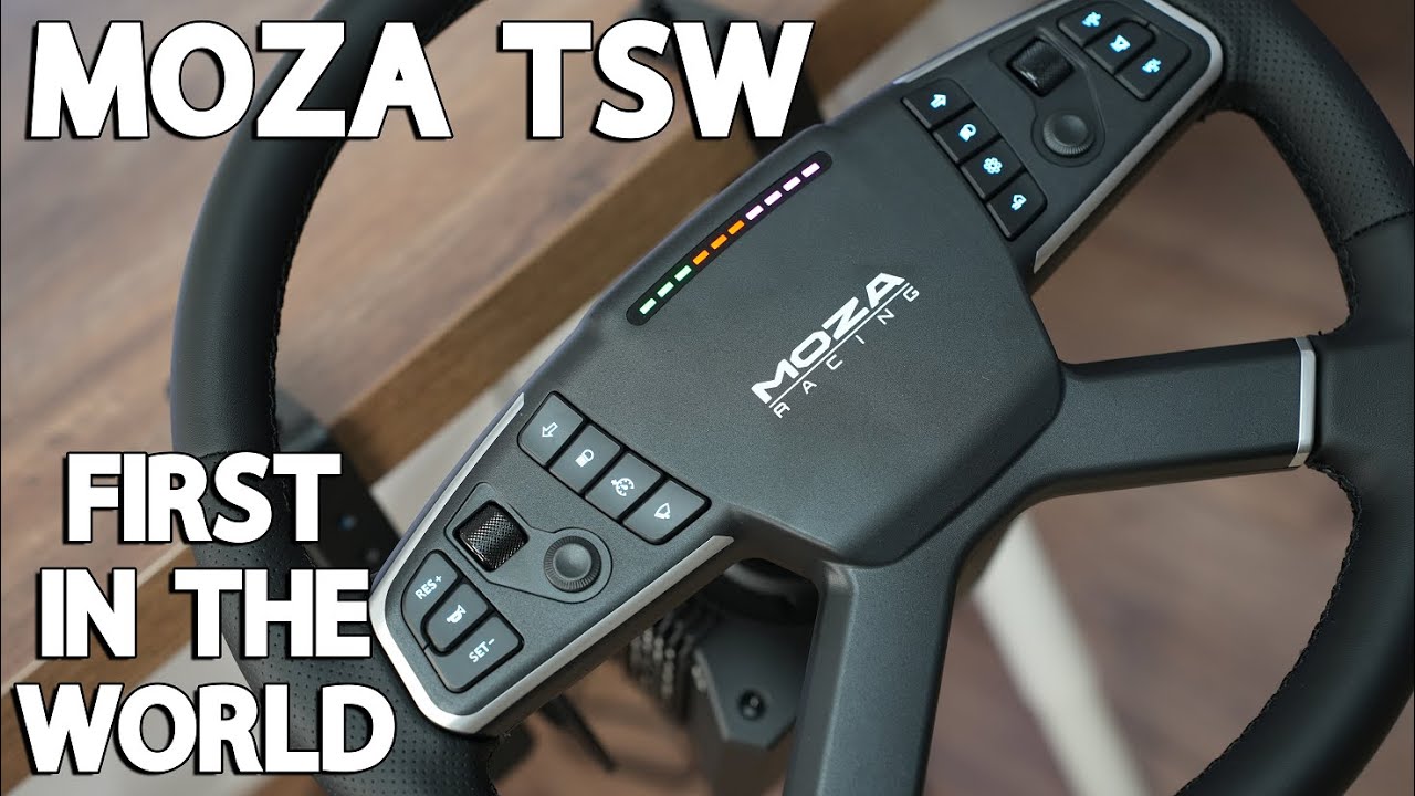 MOZA Racing TSW Truck Steering Wheel - ONE OF A KIND! - YouTube