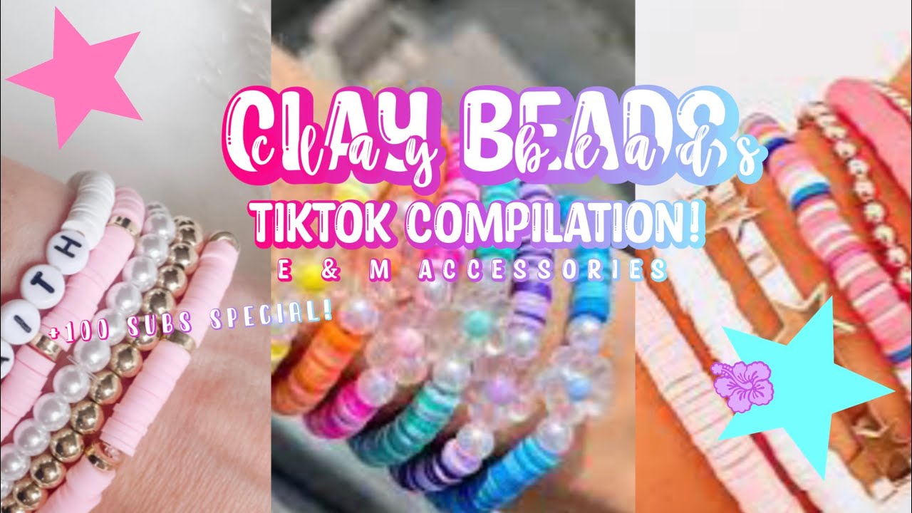CLAY BEAD COMPILATION 🌴!! +100 SUBS SPECIAL ⭐️ type username in ...