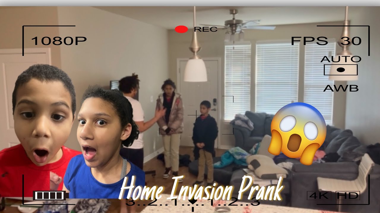 HOME INVASION PRANK ON SIBLINGS - YouTube