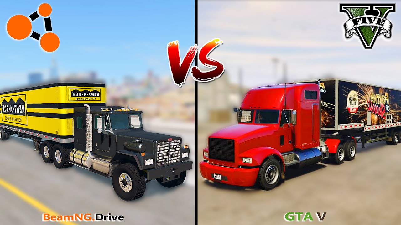 GTA 5 BIG TRUCK VS BEAMNG.DRIVE BIG TRUCK - WHICH IS BEST? - YouTube