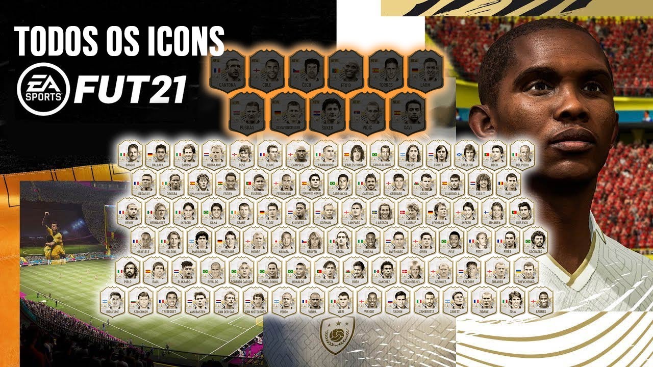 CONHECE TODOS OS ICONS DO FIFA 21!!! ANÁLISE DETALHADA!!! - YouTube