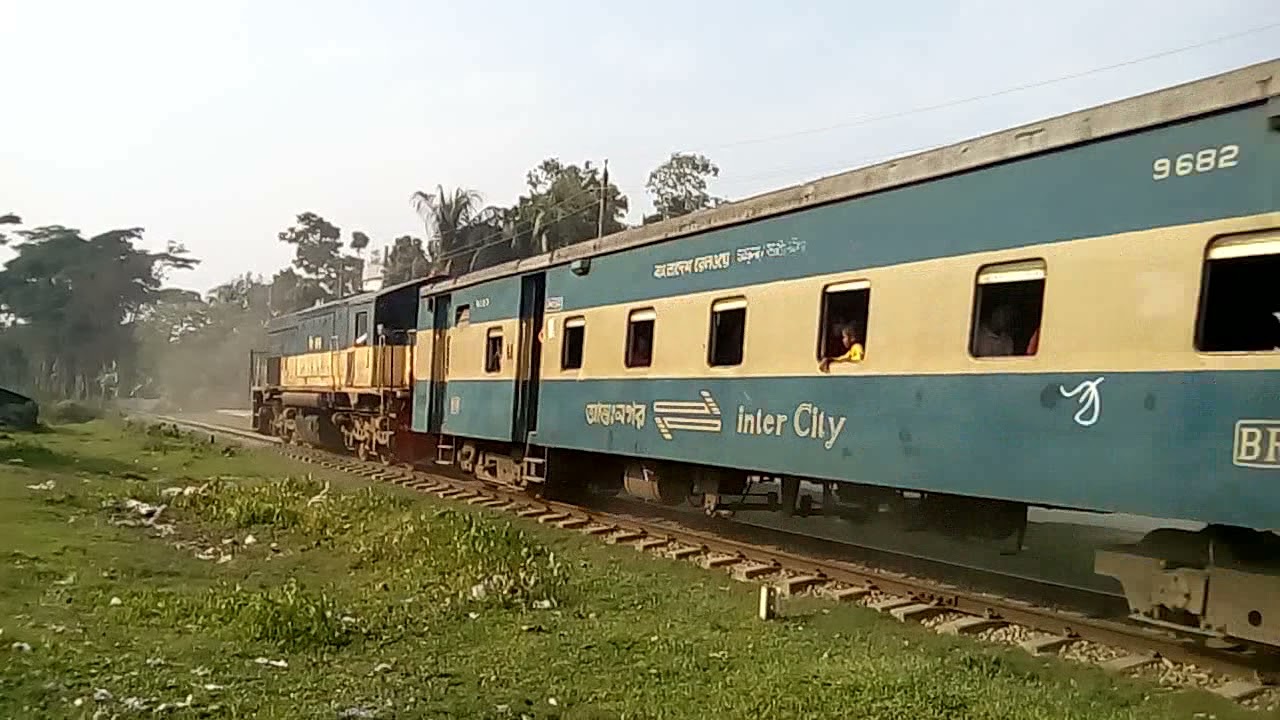 Super fastest Agnibina express of Bangladesh railway - YouTube