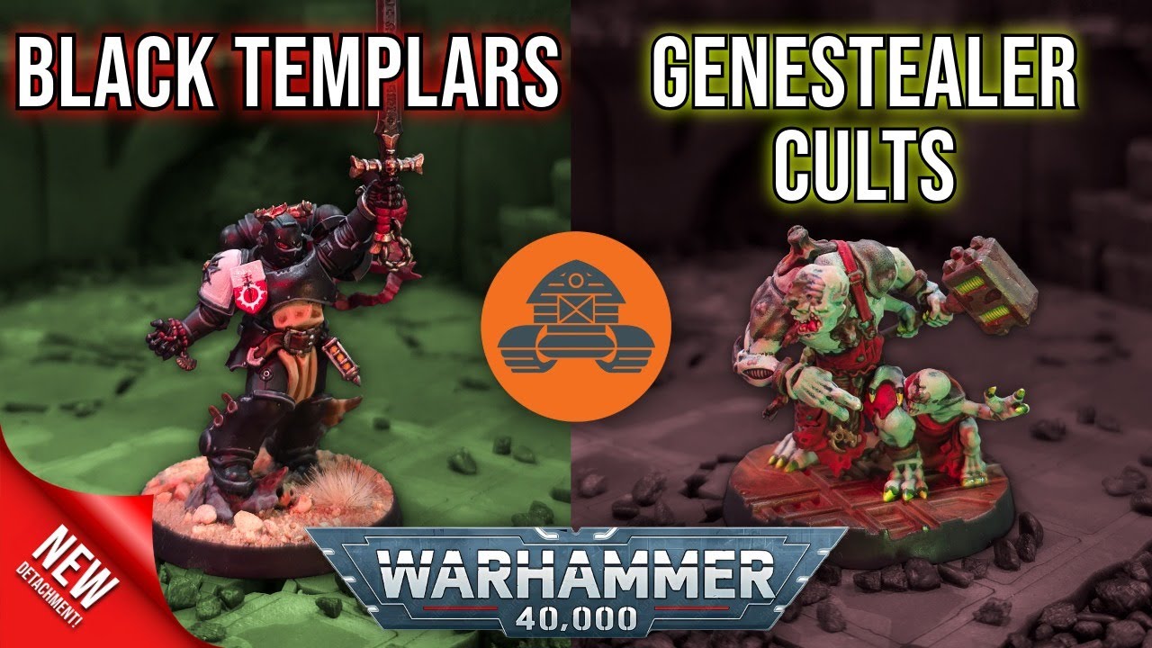 Black Templars vs Genestealer Cults | Warhammer 40,000 Battle Report ...