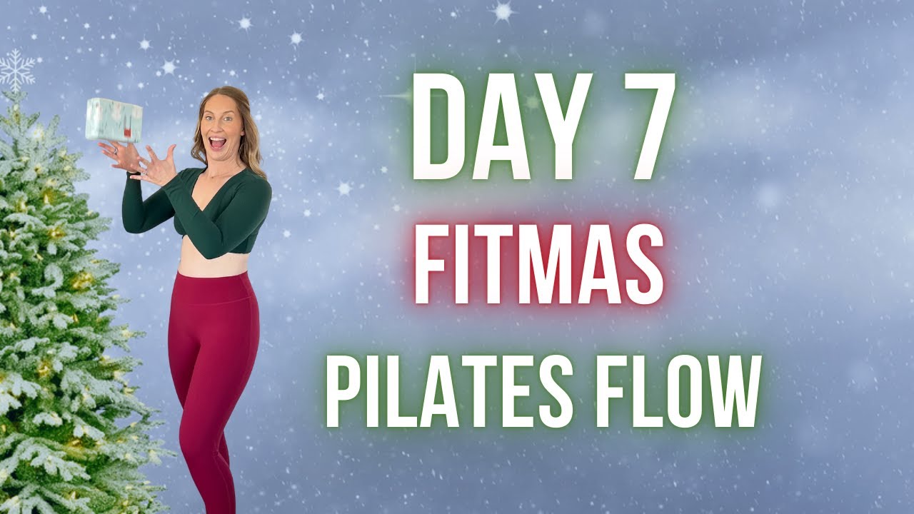 🎄 Day 7: 20-Min Total Body Pilates Flow 🎄 - YouTube