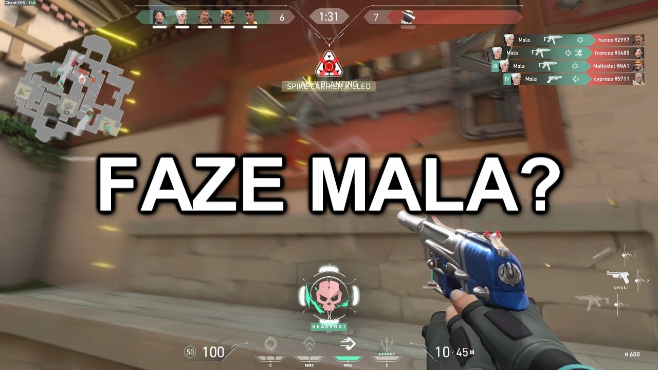 "Is that FaZe Mala!?" (Valorant Highlights ft. 72hrs) - SoaR Mala - YouTube