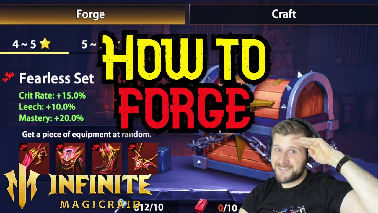 Forge And Set Guide - Infinite Magicraid - YouTube